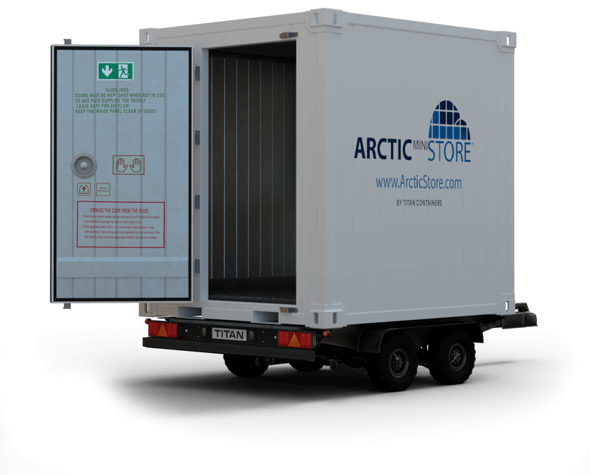 Portable trailer cold storage - Refrigerated mini storage | Rent /Buy