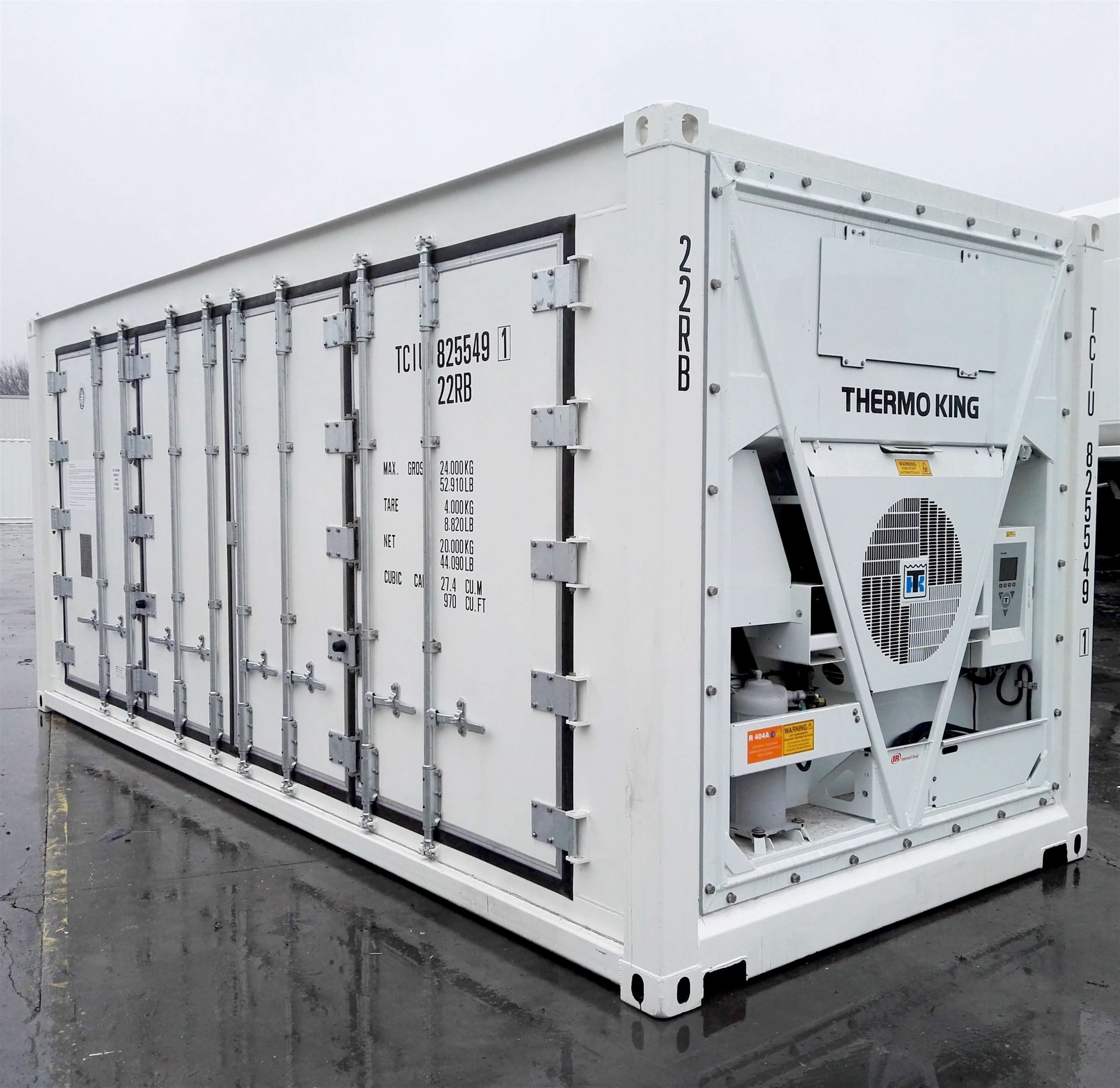 side door opening multi dual zone refrigerated storage containers