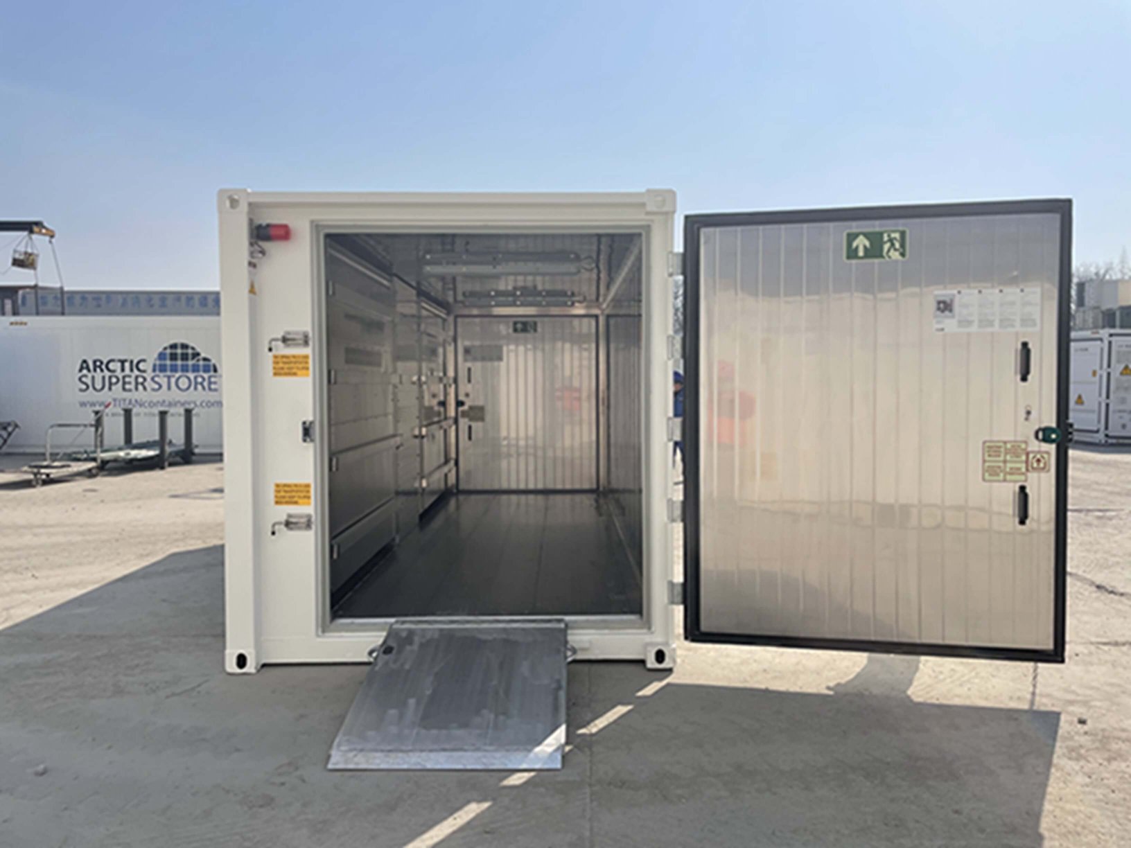 Rapid chilling blast freezing portable freezer fish meat pharma