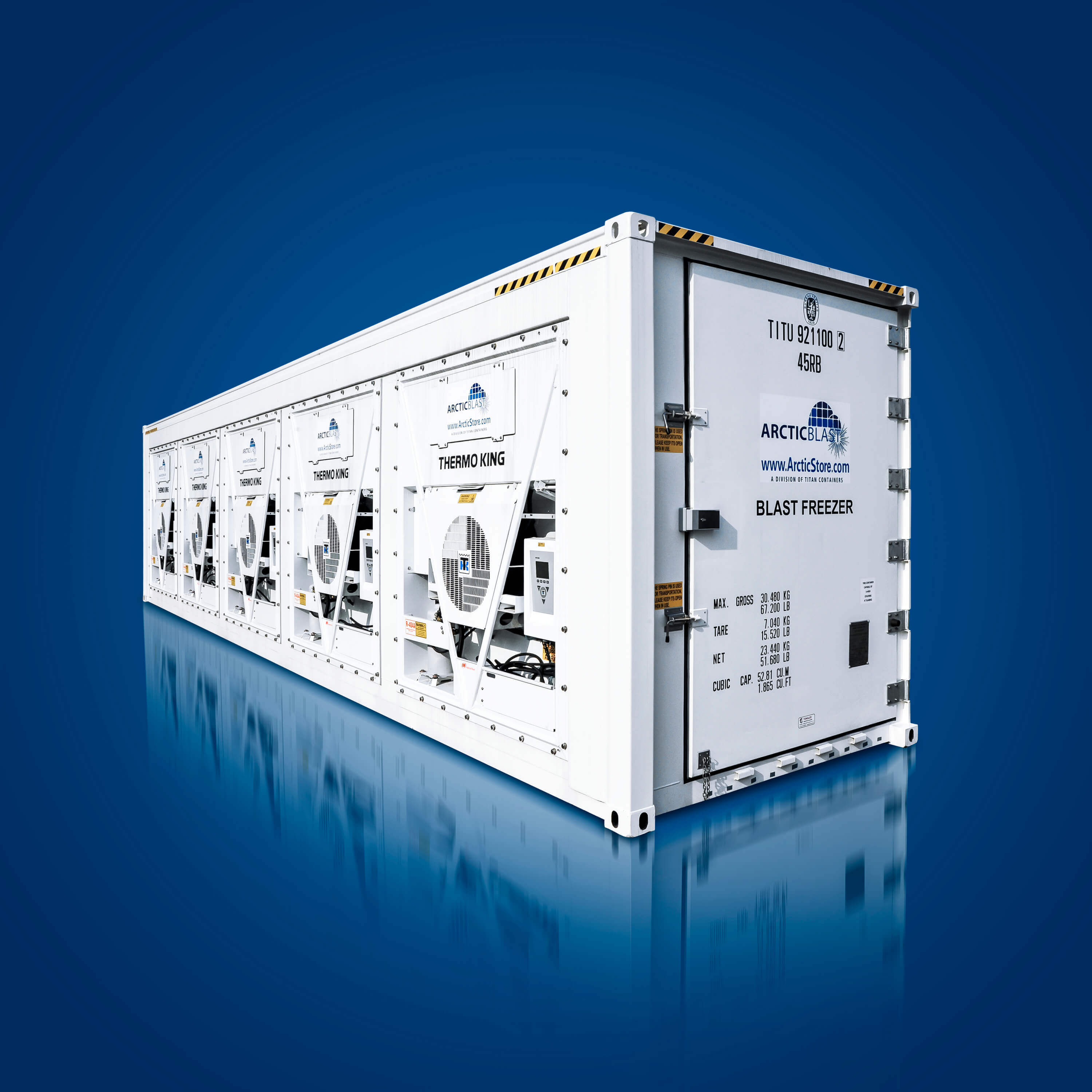 Rapid chilling blast freezing portable freezer fish meat pharma