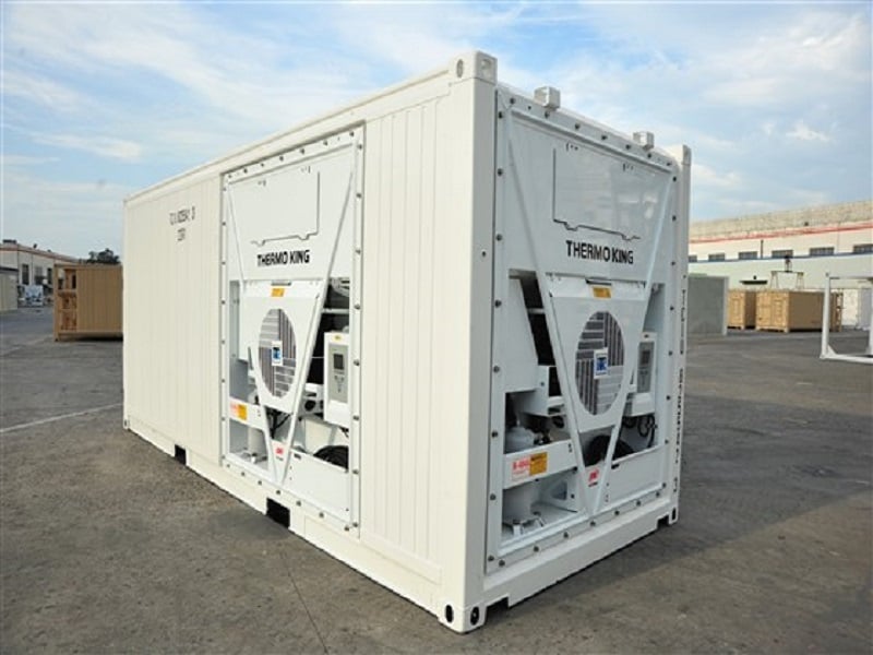 side door opening multi dual zone refrigerated storage containers
