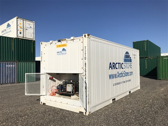 side door opening multi dual zone refrigerated storage containers